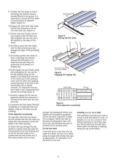 Sealed joints For sealed