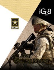 Army Equipping Guidance - Deputy Chief of Staff, G-8 - U.S. Army