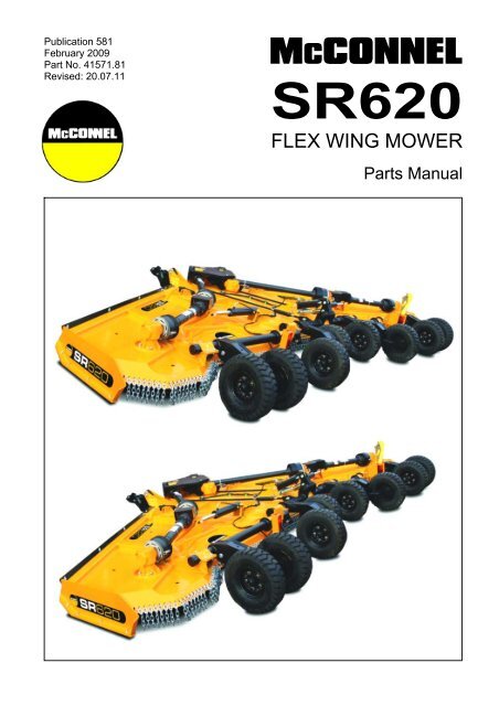 SR620 Flex Wing Mower - Parts Manual