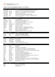 Audio Visual Equipment List 2013.pdf - TeamGrey