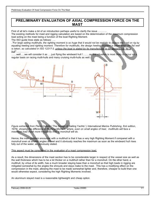 Mast Compression Load-MASTER.PDF - Boat Design Net