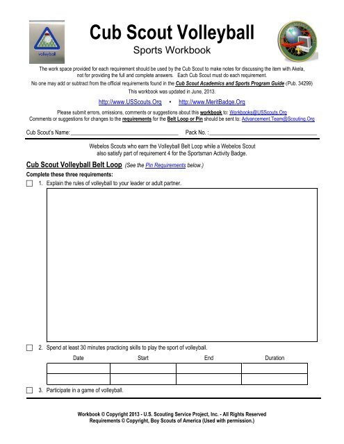 Cub Scout Merit Badge Worksheets Personal Management Merit Badge