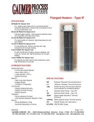 Fenwal Model 923 Datasheet (2 pages, 0.6MB) - Gaumer