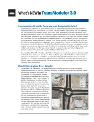 TransModeler Brochure - Caliper Corporation