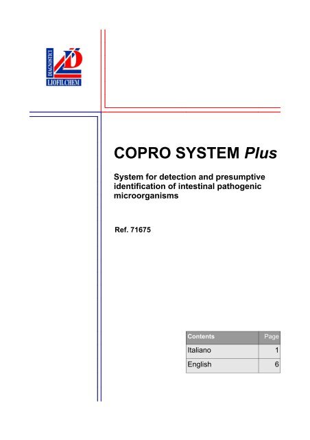 COPRO SYSTEM Plus - Liofilchem
