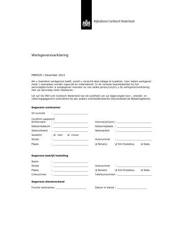 Werkgeversverklaring Magazines