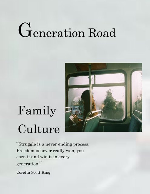 Generation Road