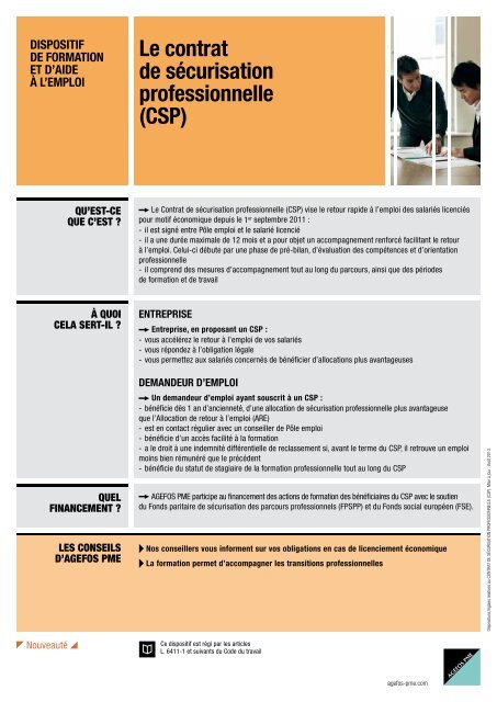 Fiche CSP - Agefos PME
