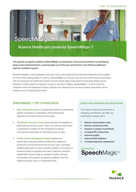 Speechmagic - Nuance