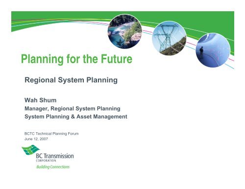 Regional System Planning - BC Hydro - Transmission
