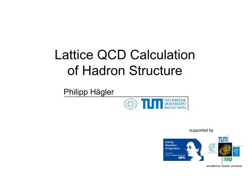 Hadron Structure From Lattice Qcd