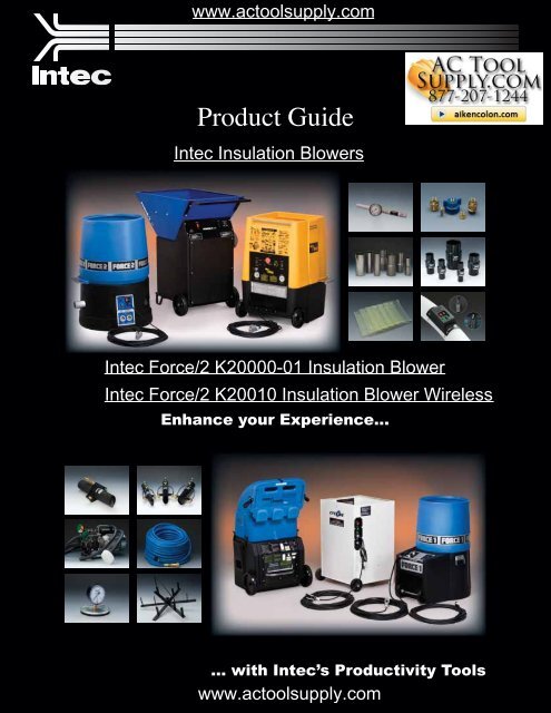 Intec Insulation Blower Brochure - Actoolsupply.com