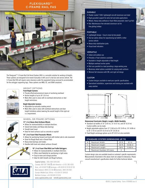 FLEXIGUARD C-FRAME RAIL F