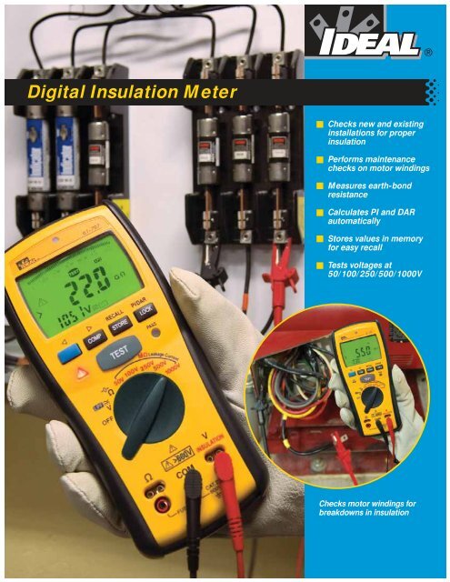 Digital Insulation Meter Brochure - Ideal Industries Inc.