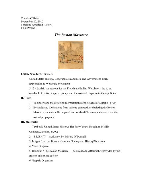 The Boston Massacre