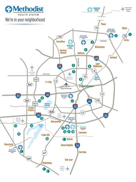 map - Methodist Health System