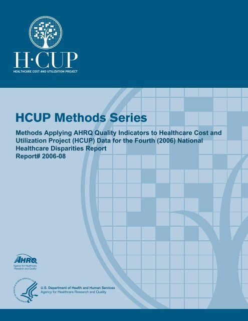 Methods Applying AHRQ Quality Indicators to Healthcare ... - HCUP
