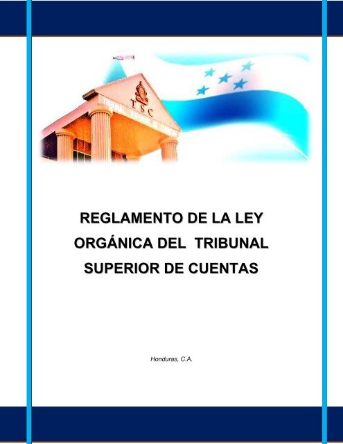 Reglamento De La Ley Orgánica Del Tribunal Superior De Cuentas