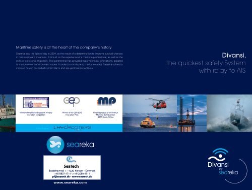 Divansi, the quickest safety System with relay to AIS - Seatech