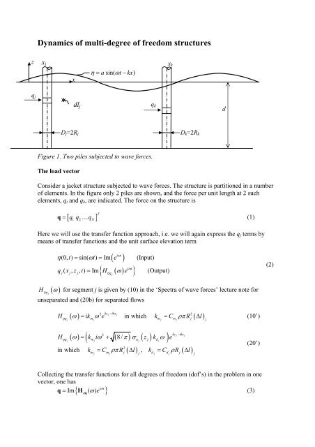Multi degree of freedom structures - itslearning