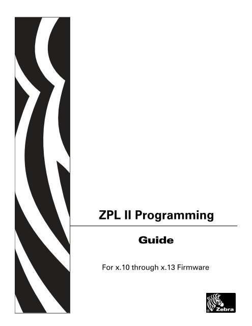 ZPL II Programming
