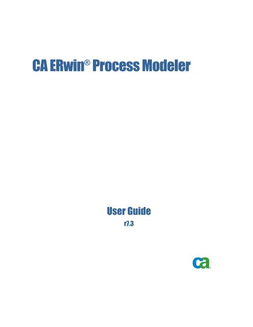 Introduction to CA ERwin Process Modeler - CA Technologies
