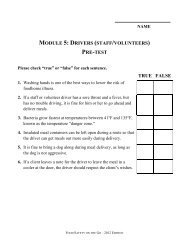 Module 4 Pre-Test and Post-Test
