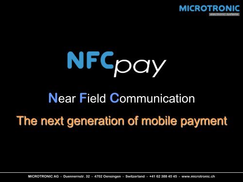 NFC Powerpoint Presentation - Microtronic US