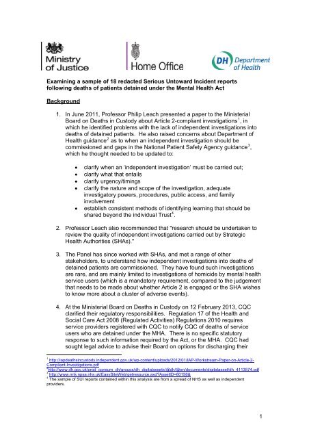 IAP-analysis-of-Serious-Untoward-Incident-reports