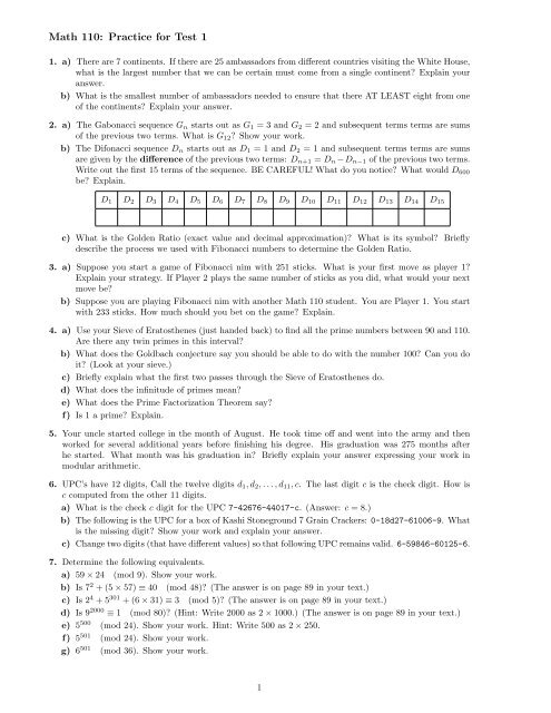 Introduction To Sequences Worksheet Answers