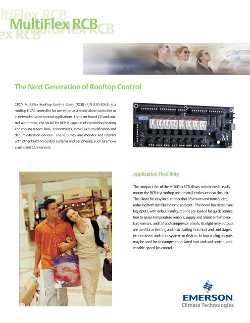 MultiFlex Rooftop Control Board (RCB)