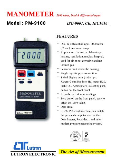 PM-9100 - Test and Measurement Instruments CC