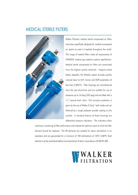 Medical Grade Filters - Process Pumps