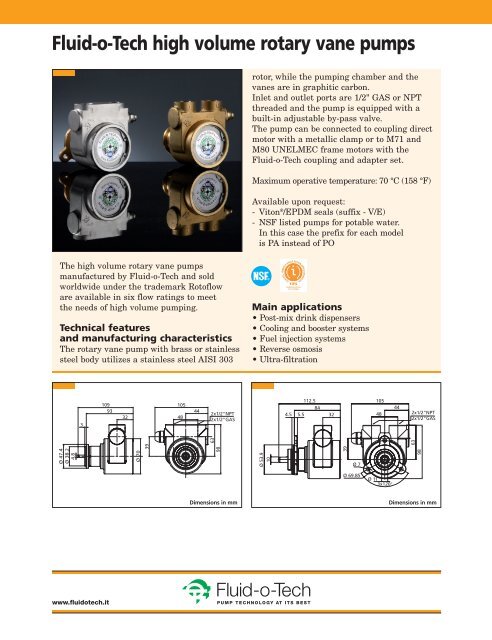 PO/PA 500-1000 Series Brochure - Process Pumps