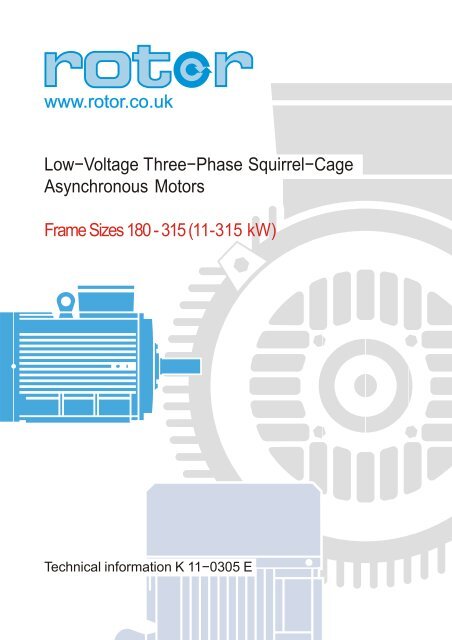 180 to 315 frame motors - Rotor UK