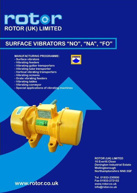 Vibrator Motors - Rotor UK