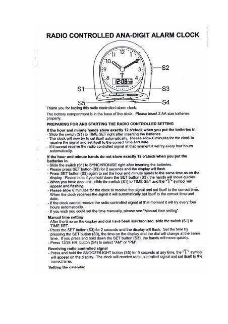 CE1648 - Radio Controlled Ana-Digit Alarm Clock.pdf - ZEON Ltd