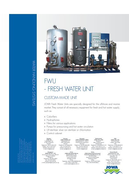 Freshwater Units - Marine Plant Systems