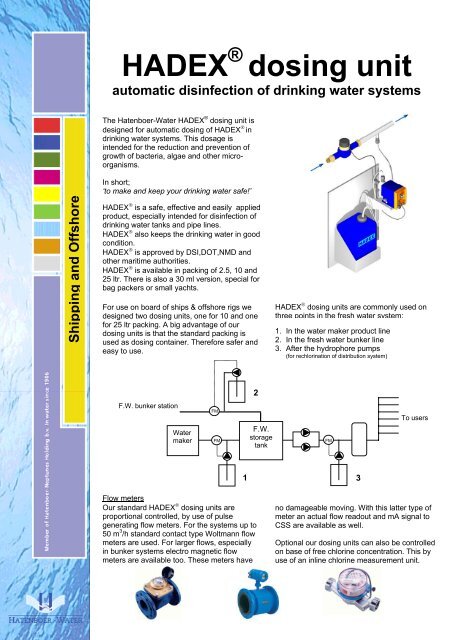 E dosing unit - Marine Plant Systems