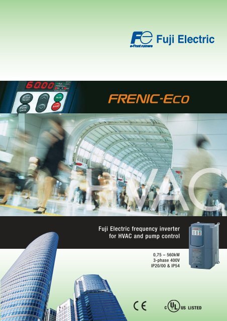 Fuji Electric frequency inverter for HVAC and pump control