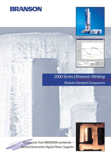 2000 Series Ultrasonic Welding - Branson Ultrasonics BV