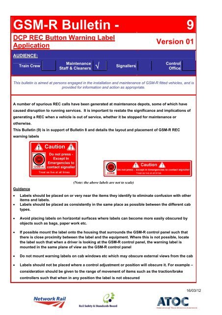 GSM-R Bulletin 01 - GSMR Online