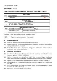 GSM-R user procedures (cab radio) - GSMR Online