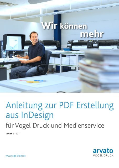 Anleitung zur PDF Erstellung aus InDesign - Vogel Druck