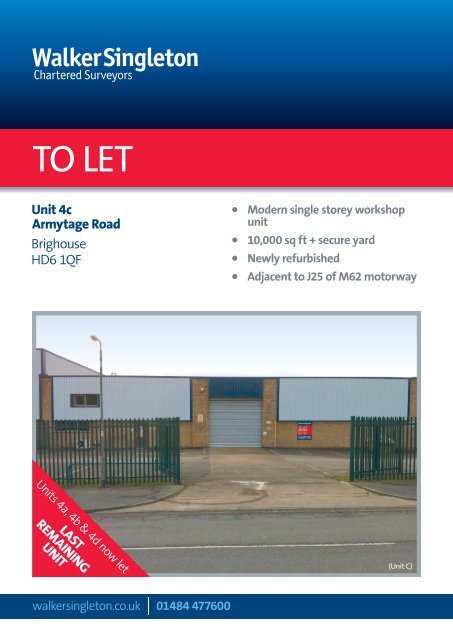 Unit 4c Armytage Road - Walker Singleton