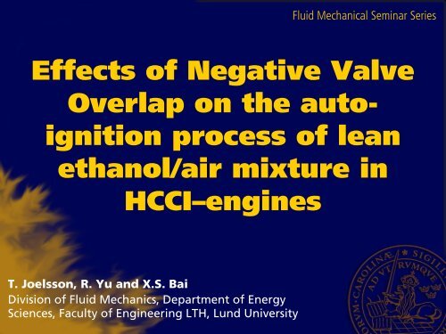 Effects of Negative Valve Overlap on the auto- ignition process of ...