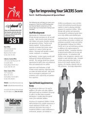 School-Age Care Environment Scale (SACERS) - Child Care ...