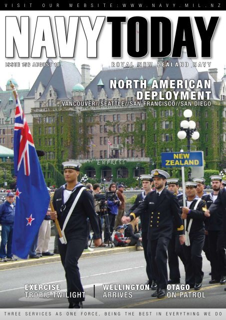 Navy Today August 2010 - Royal New Zealand Navy