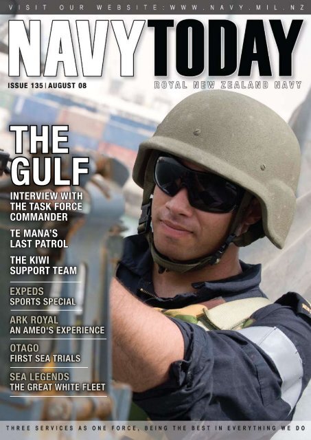 Navy Today August 08 | Issue 135 - Royal New Zealand Navy