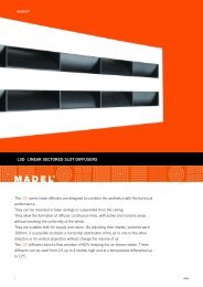 TITUS FlowBar Diffusers - Toro Aire